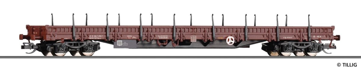 Tillig 18139 - TT Niederbordwagen der PKP Ep.4, 37,85