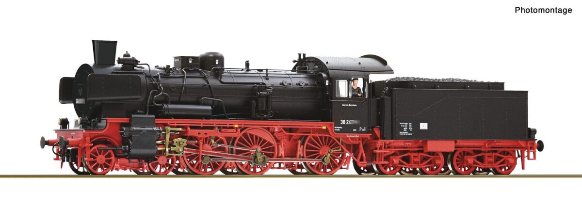 Roco 71398 - H0 Dampflokomotive 38 2833, DR Ep. 3 Digital Sound, 524,91