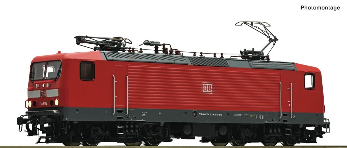 Roco 7520140 - H0 Elektrolokomotive 114 039-1, DB AG Ep. 6 AC Sound, 342,16