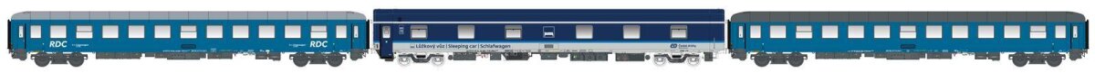 LS Models LS98030 - H0 3er Set Nachtzugwagen CD/RDC, Ep.VI, NJ408, Se, 281,11