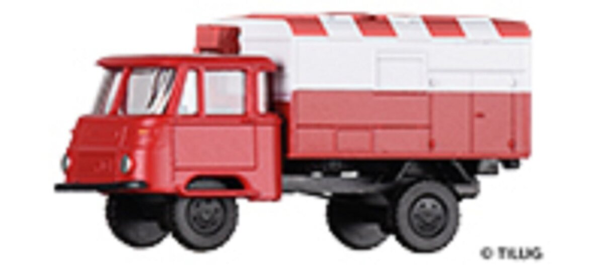 Tillig 19042 - TT LKW Robur LO 1801 Kofferaufbau „Flugfeldwagen“, 22,76
