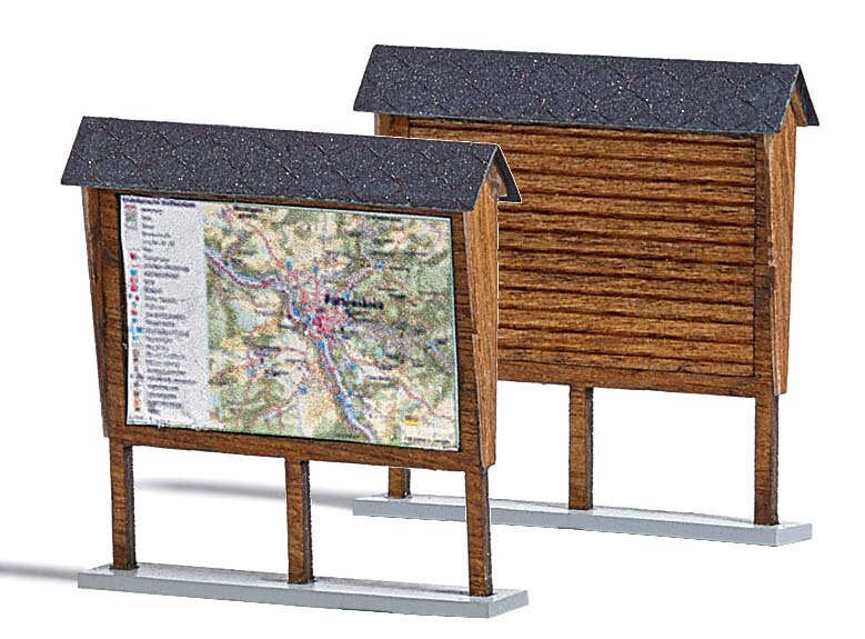 Busch 1495 - H0 2 Anschlagtafeln, 10,90